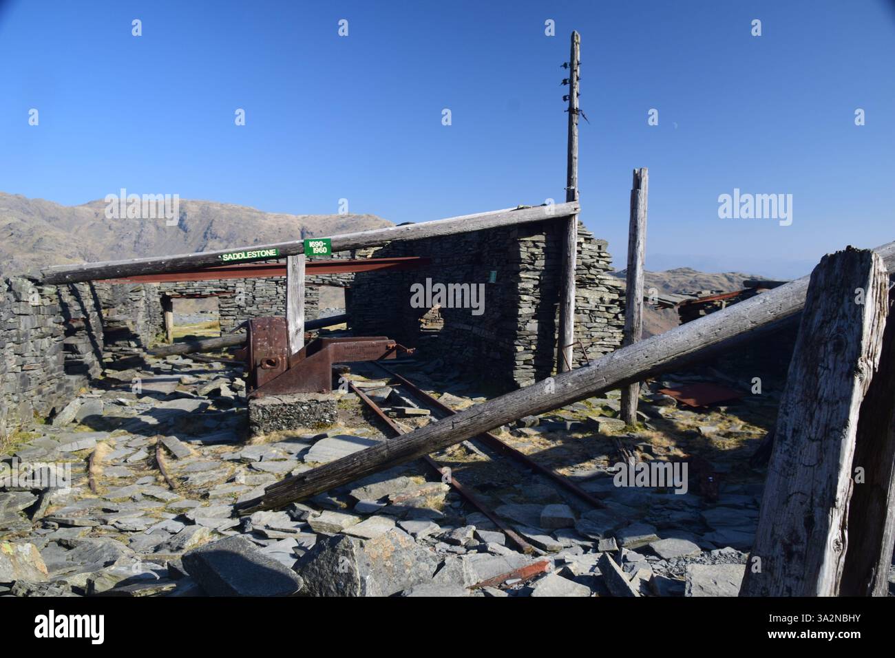 Past industry of the Lake District Stock Photo - Alamy