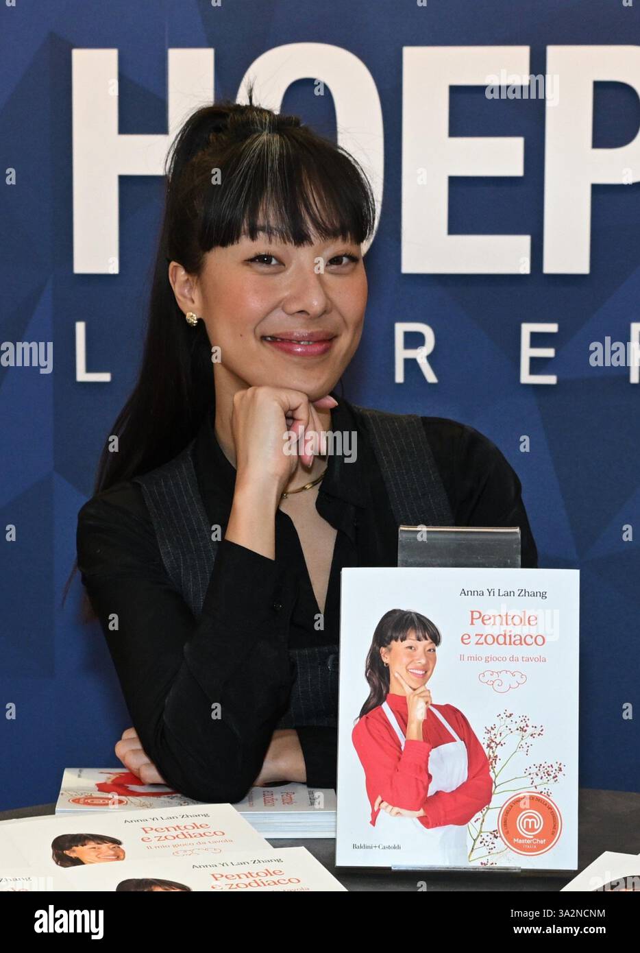 Milan, Italy. 13th Mar, 2025. Milan, Italy Anna Yi Lan Zhang winner of ...