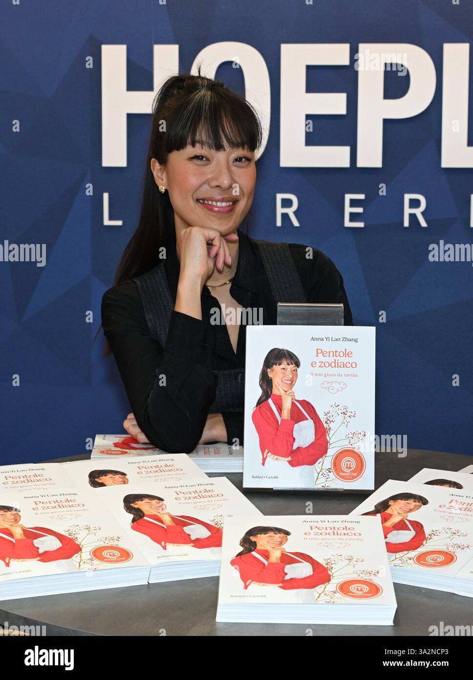 Milan, Italy. 13th Mar, 2025. Milan, Italy Anna Yi Lan Zhang winner of ...