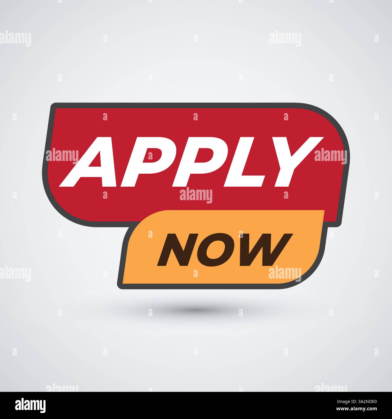 Apply now banner sign badge vector design template Stock Vector Image & Art - Alamy