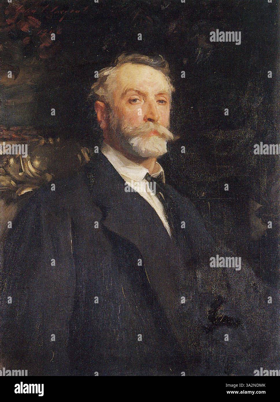 This 1906 portrait of Sir Edgar Vincent shows the subject with a ...