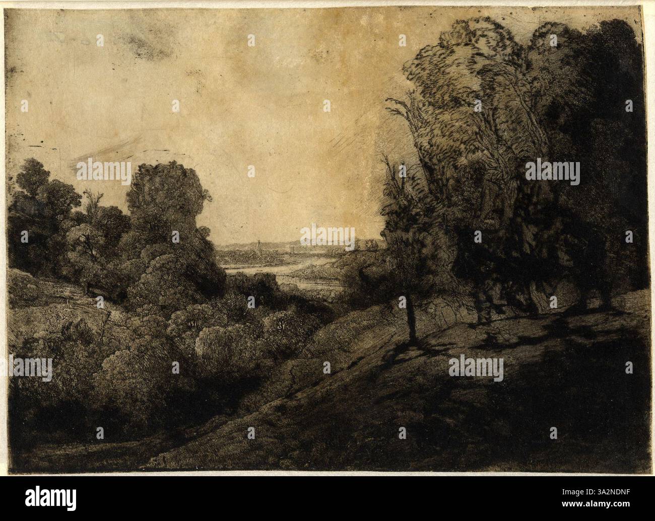 This etching from 1848 by Rembrandt highlights the artist’s unique ...