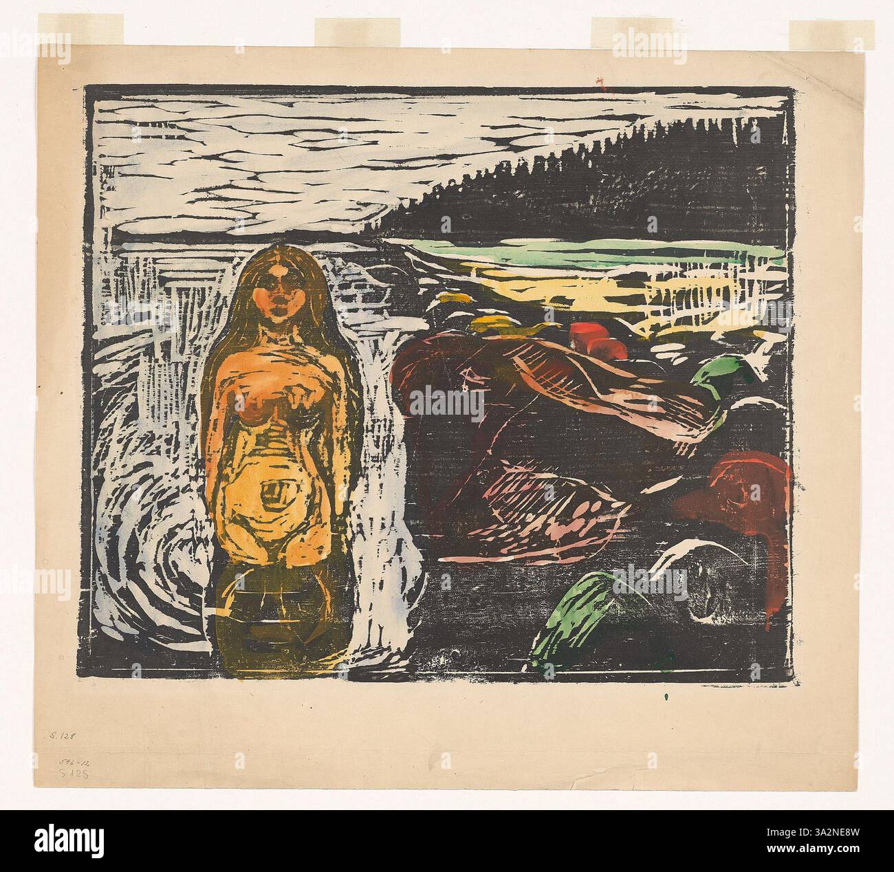 'Woman Bathing' by Edvard Munch shows a solitary woman in a quiet ...