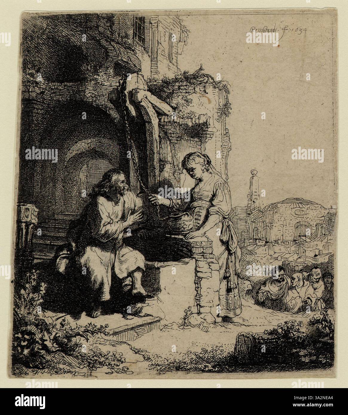 This etching by Rembrandt demonstrates his ability to create vivid ...