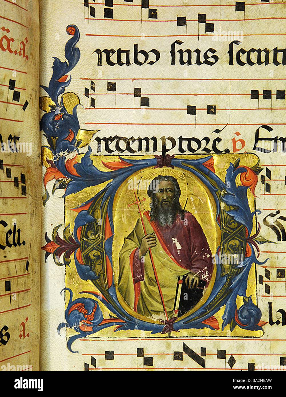 Lorenzo Monaco’s 'Sant'Andrea' (Saint Andrew) depicts the apostle ...