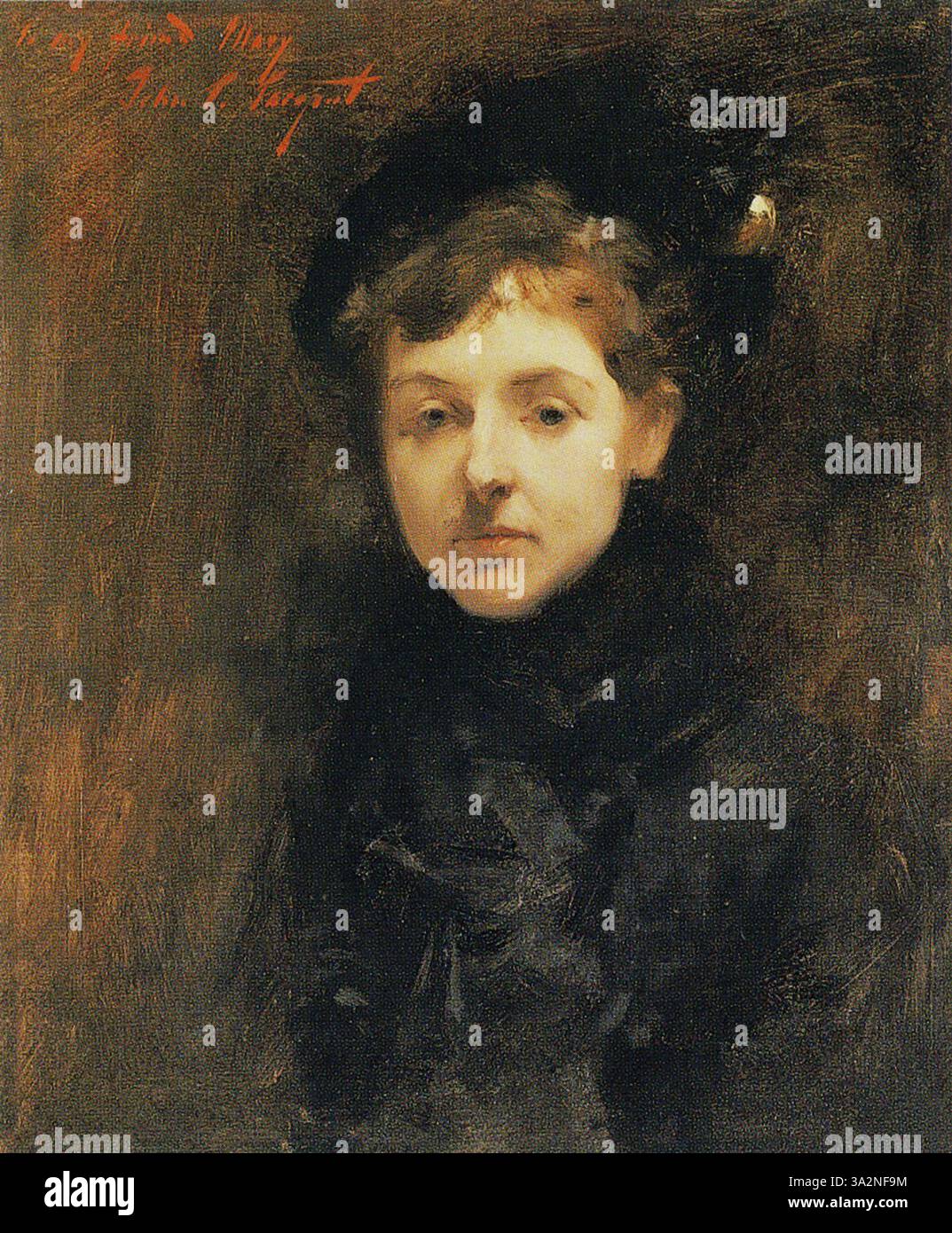 This portrait of Mary Turner Austin, painted by John Singer Sargent ...