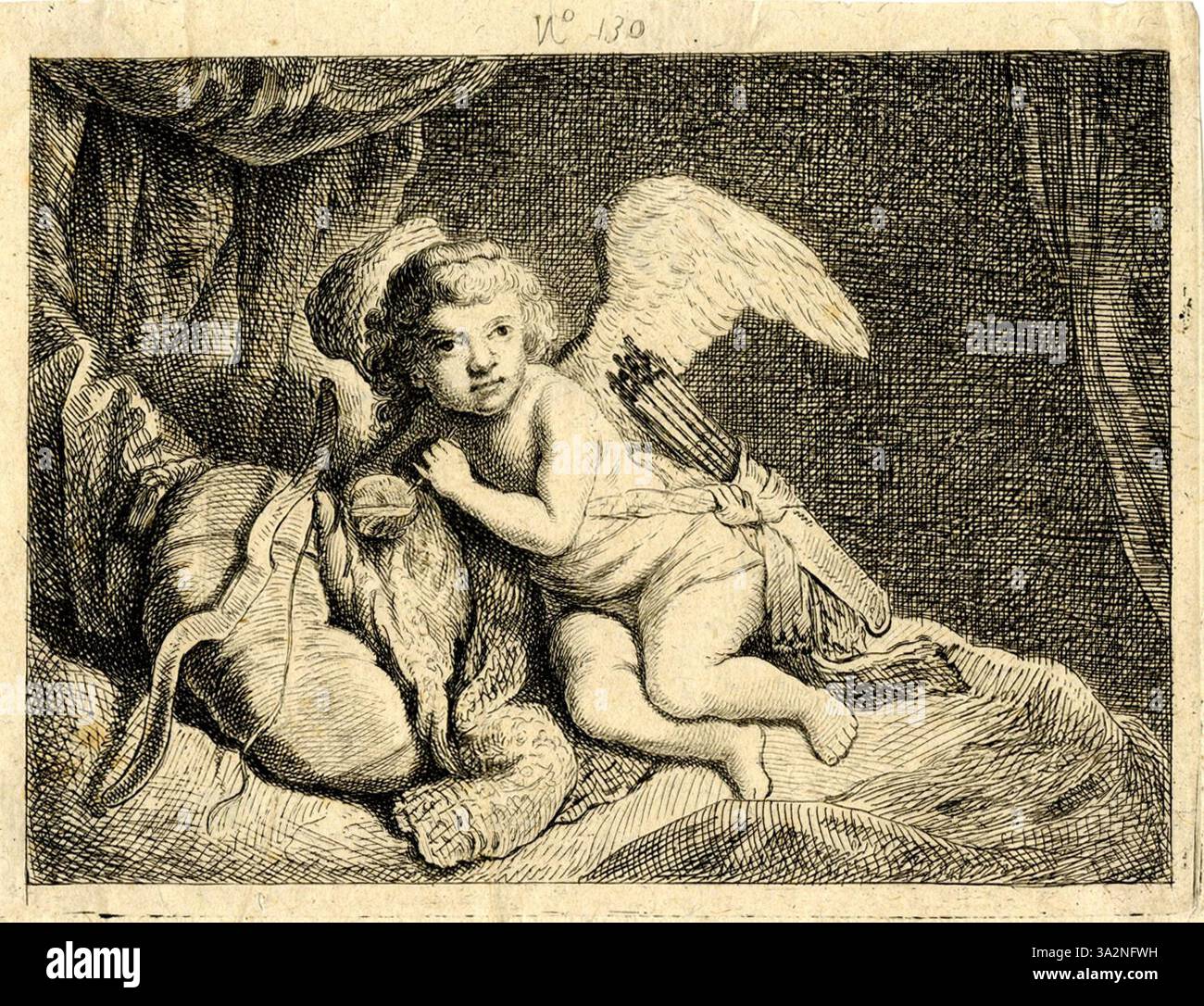 This engraving by François Basan reproduces a Rembrandt portrait ...