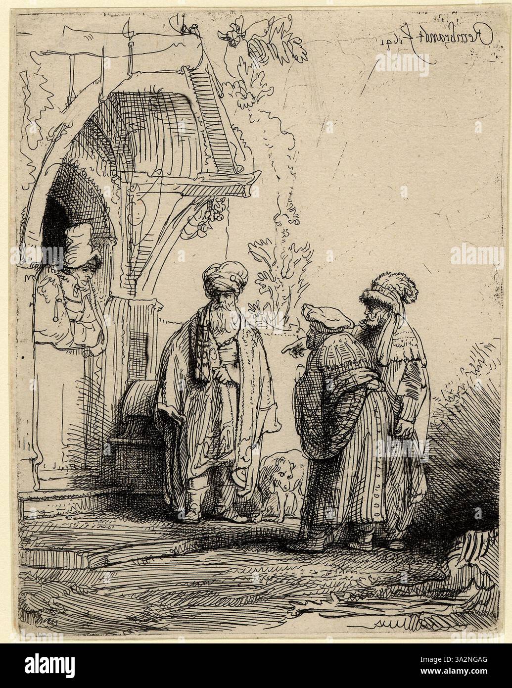 This etching demonstrates Rembrandt’s skill in conveying emotional ...