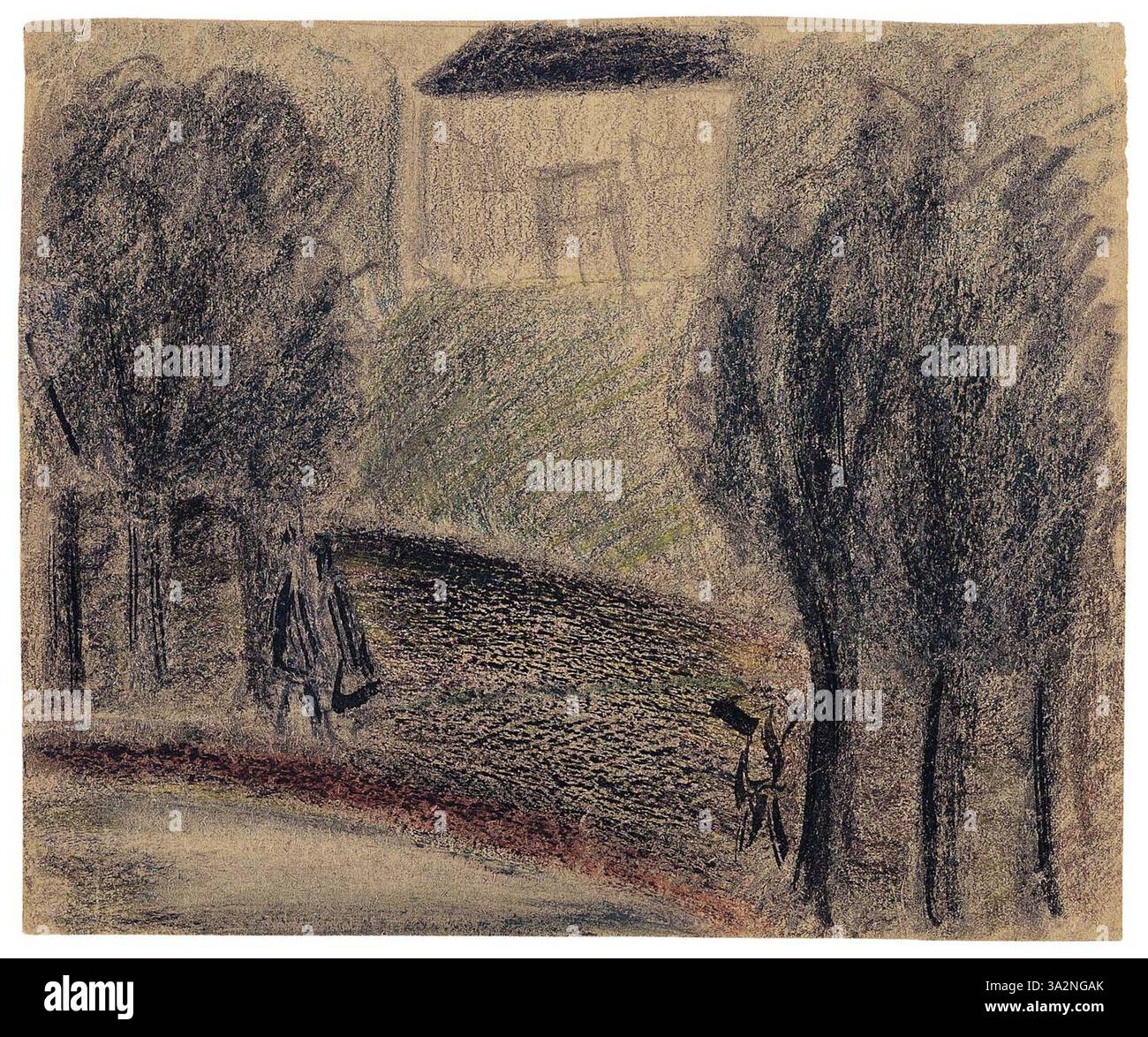 This portrait depicts Arnold Schoenberg, whose twelve-tone system ...