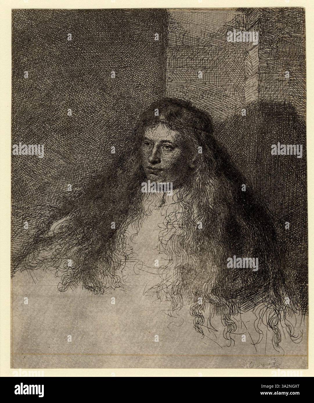 This etching by Rembrandt demonstrates the artist’s skill in rendering ...