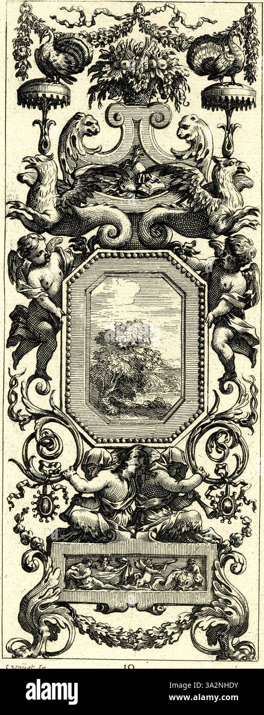 This piece from the 1873 edition of the 'Livre de diverses grotesques ...