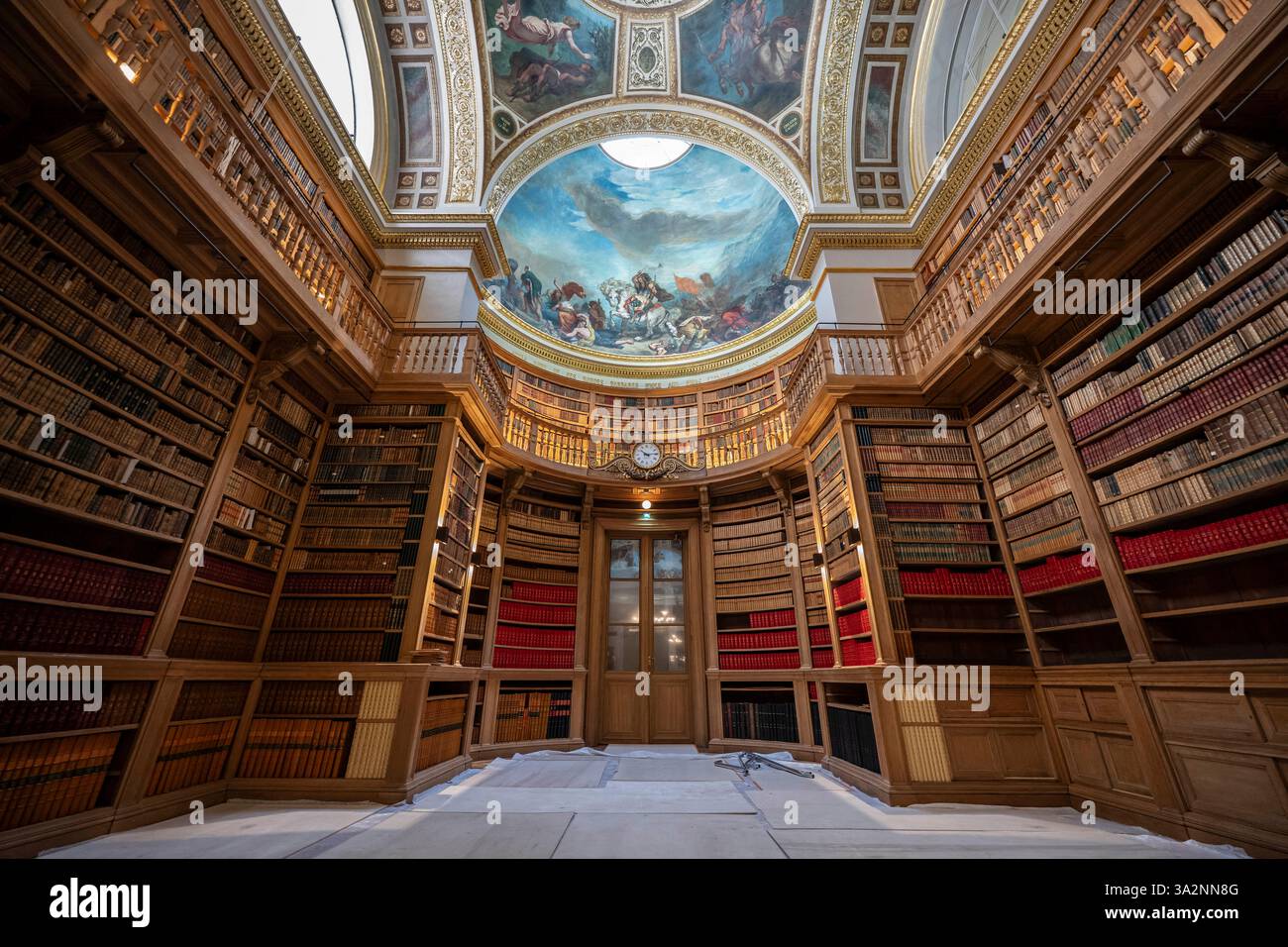 Paris, France. 13th Mar, 2025. After a year of restoration work, the ...