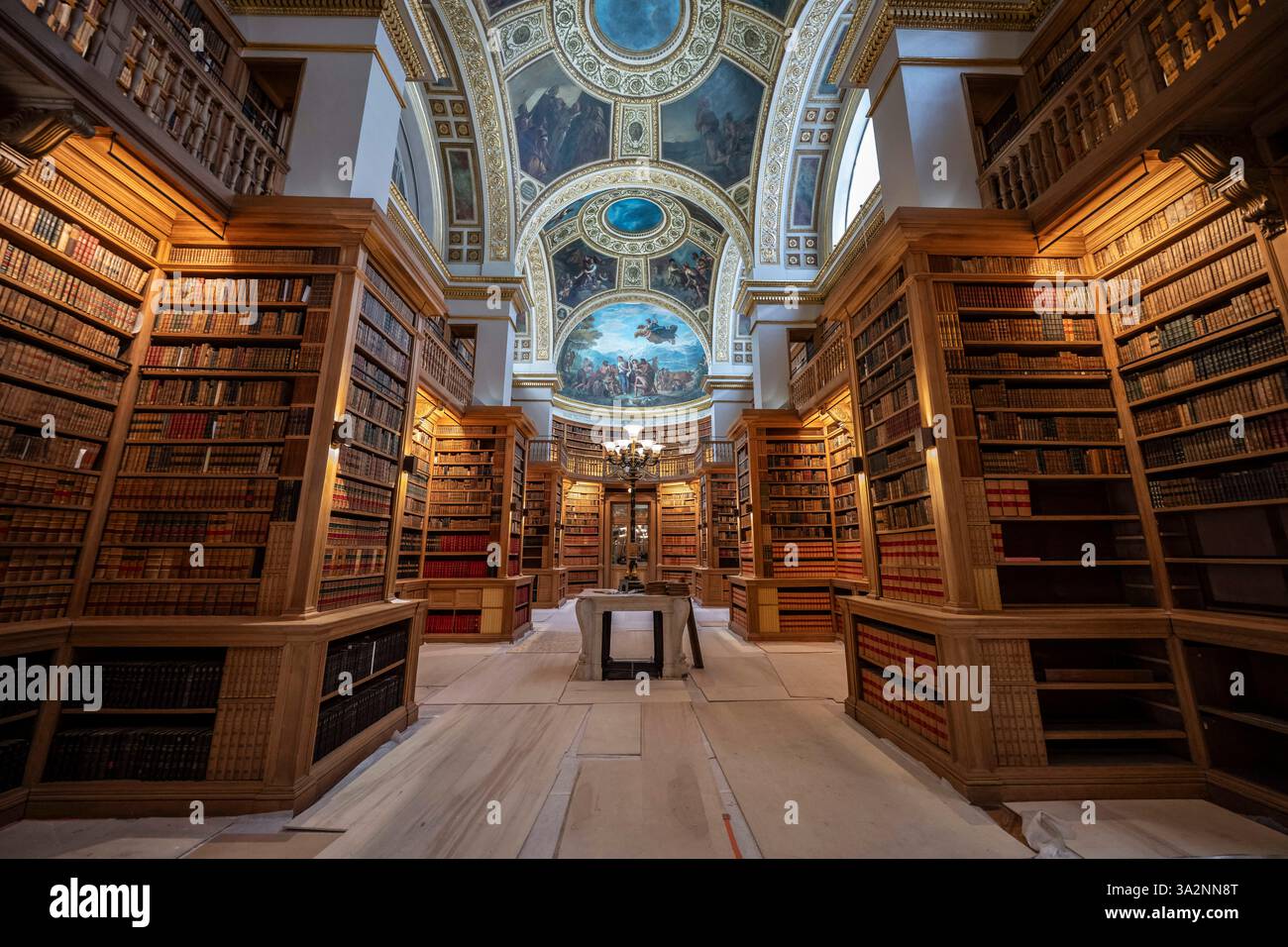 Paris, France. 13th Mar, 2025. After a year of restoration work, the ...