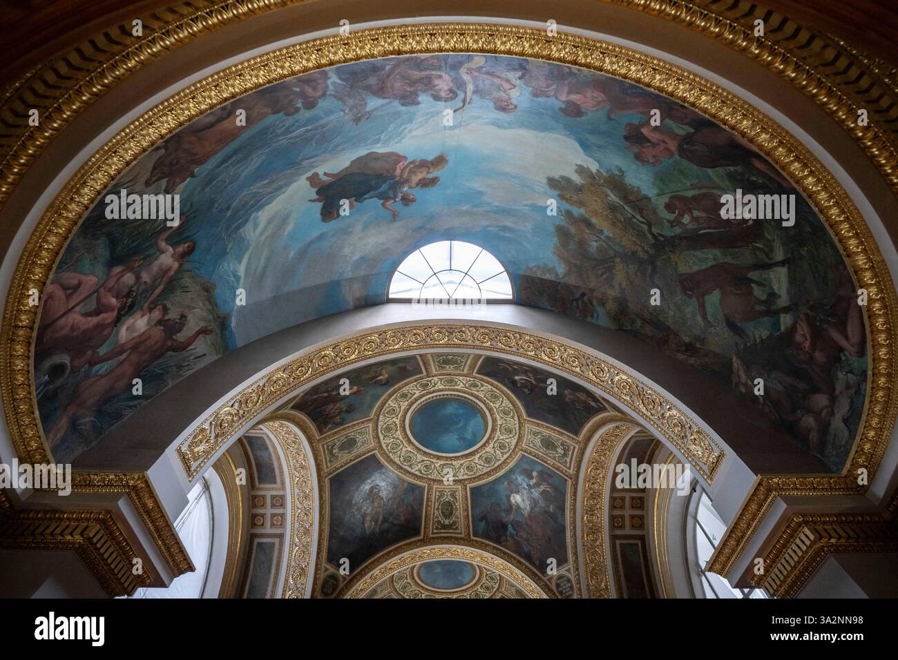 Paris, France. 13th Mar, 2025. After a year of restoration work, the ...