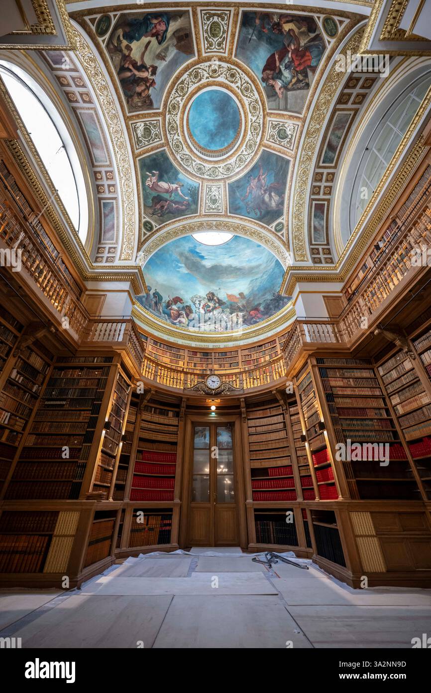 Paris, France. 13th Mar, 2025. After a year of restoration work, the ...