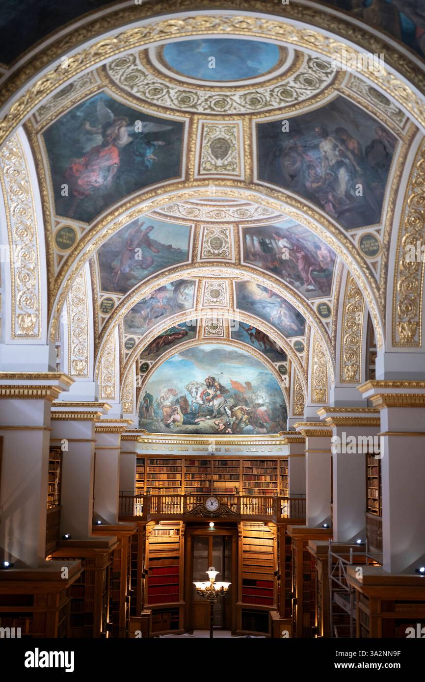 Paris, France. 13th Mar, 2025. After a year of restoration work, the ...