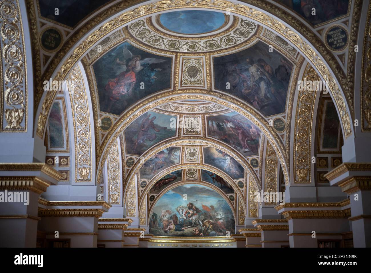 Paris, France. 13th Mar, 2025. After a year of restoration work, the ...