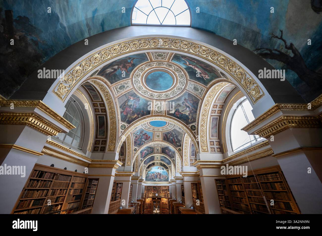 Paris, France. 13th Mar, 2025. After a year of restoration work, the ...