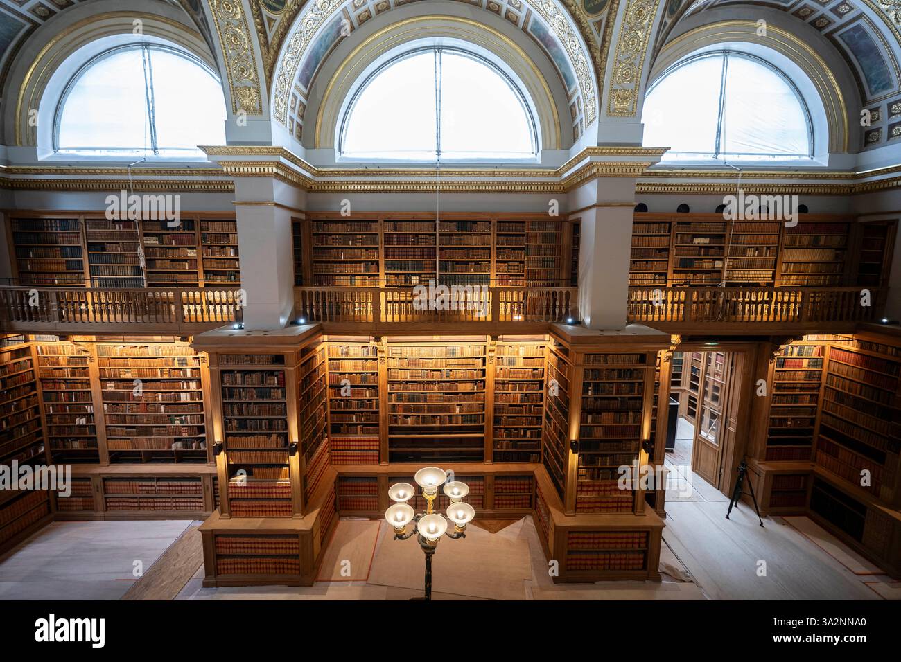 Paris, France. 13th Mar, 2025. After a year of restoration work, the ...