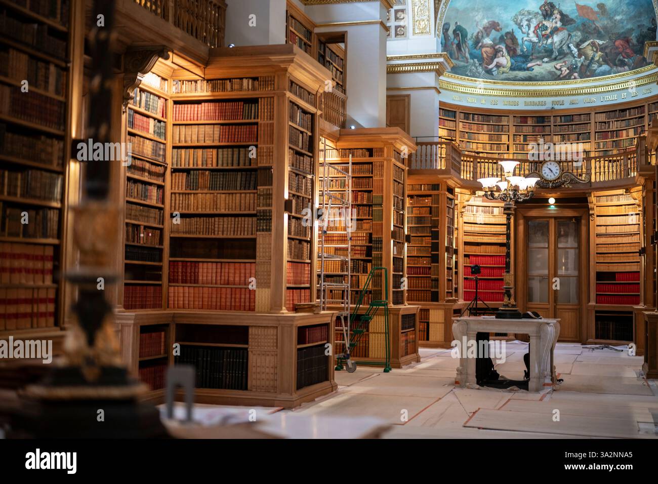 Paris, France. 13th Mar, 2025. After a year of restoration work, the ...