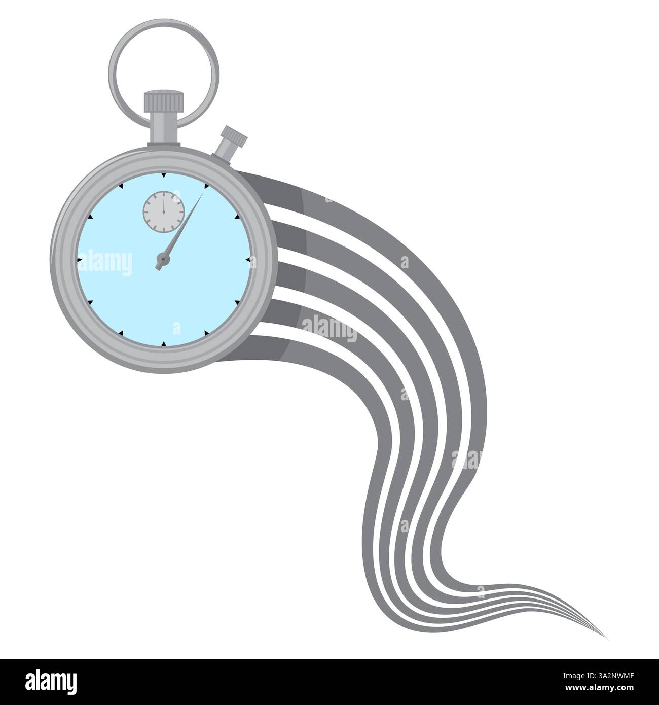 Stopwatch or timer showing time. Label cooking time. Chronometer, time ...