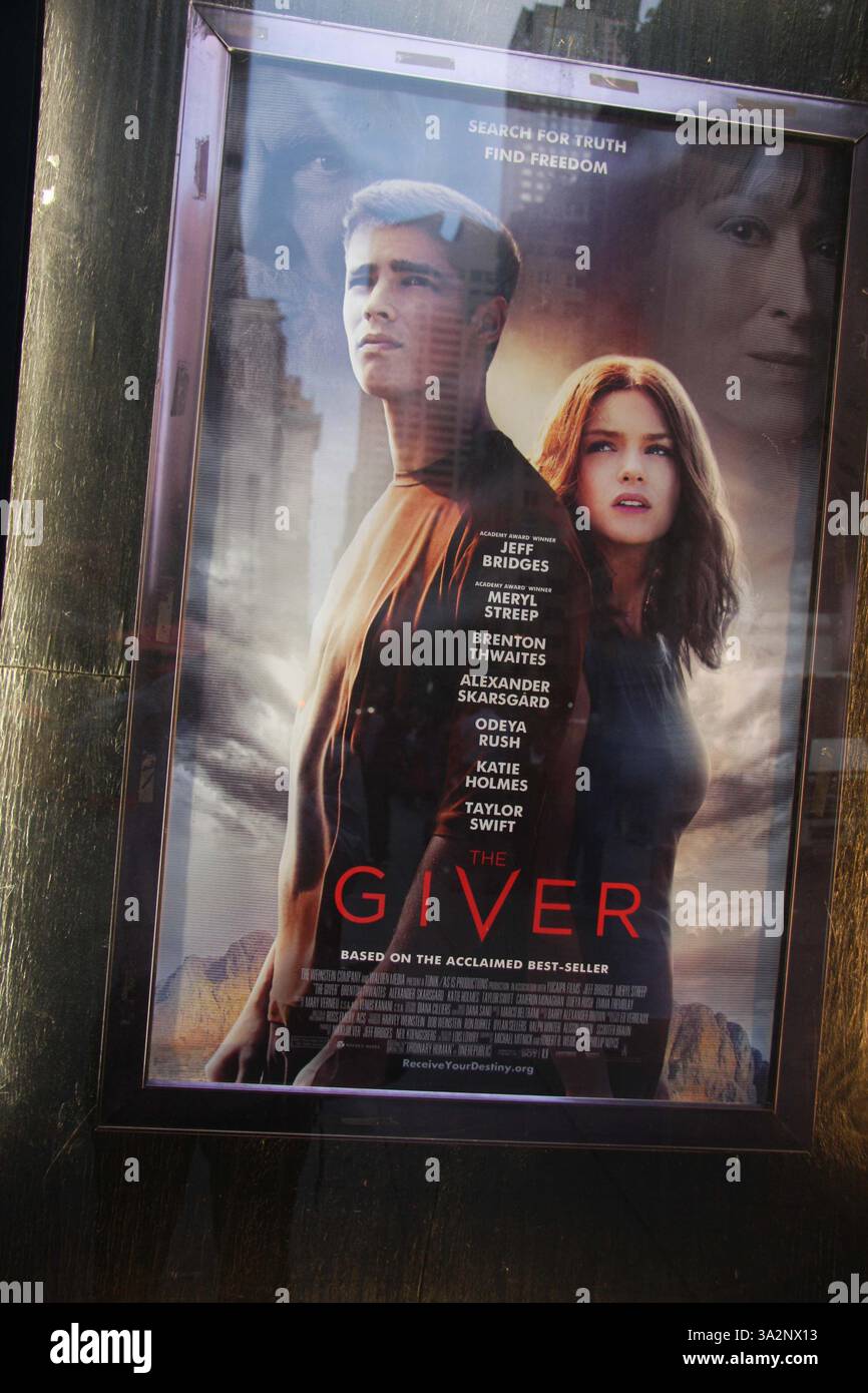 Aug. 11, 2014 - New York, New York, U.S. - The Giver Movie Premiere At ...