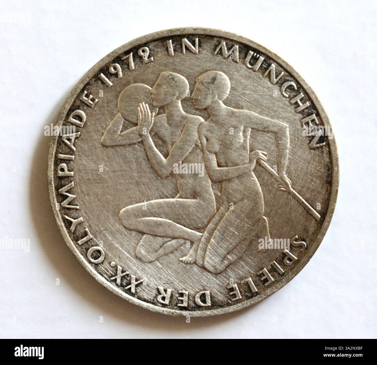GIFFONI VALLE PIANA,ITALY - July 1,2023 : Old 10 Deutsche Mark silver ...