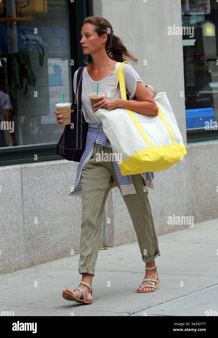 Aug. 12, 2014 - New York, New York, U.S. - Model CHRISTY TURLINGTON ...