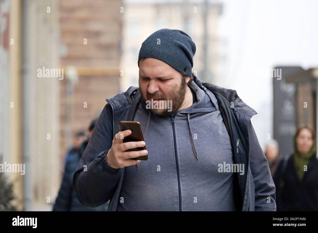 Fat white man hi-res stock photography and images - Alamy