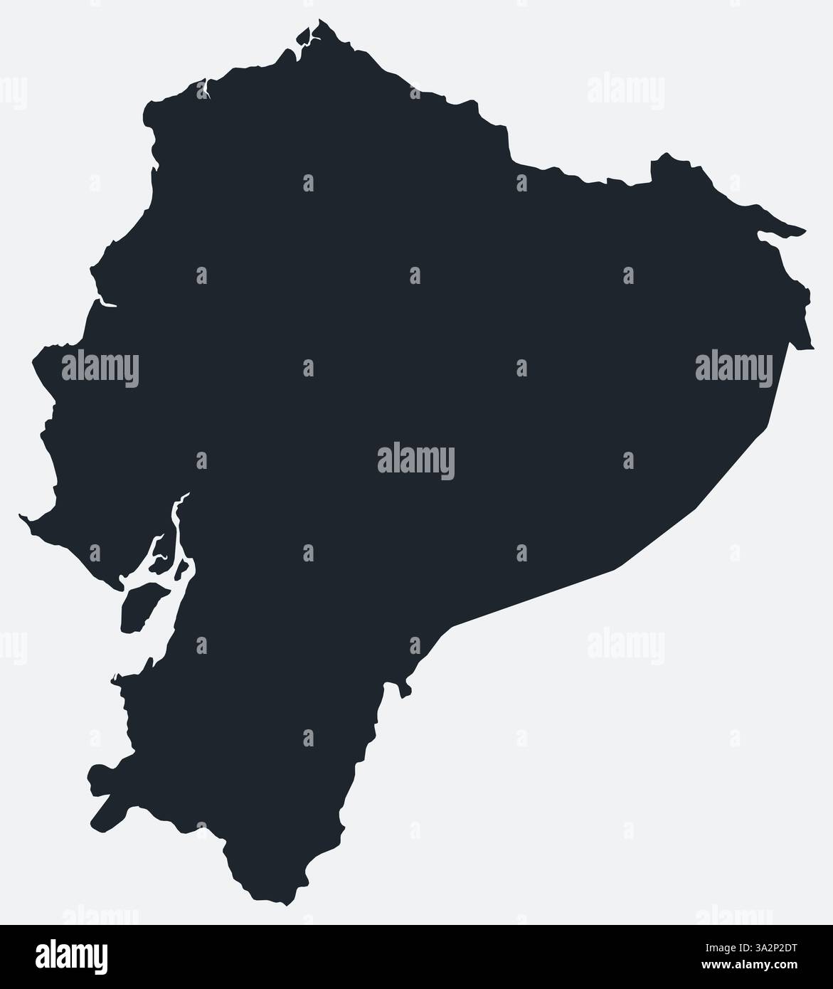 Blank ecuador map hi-res stock photography and images - Alamy