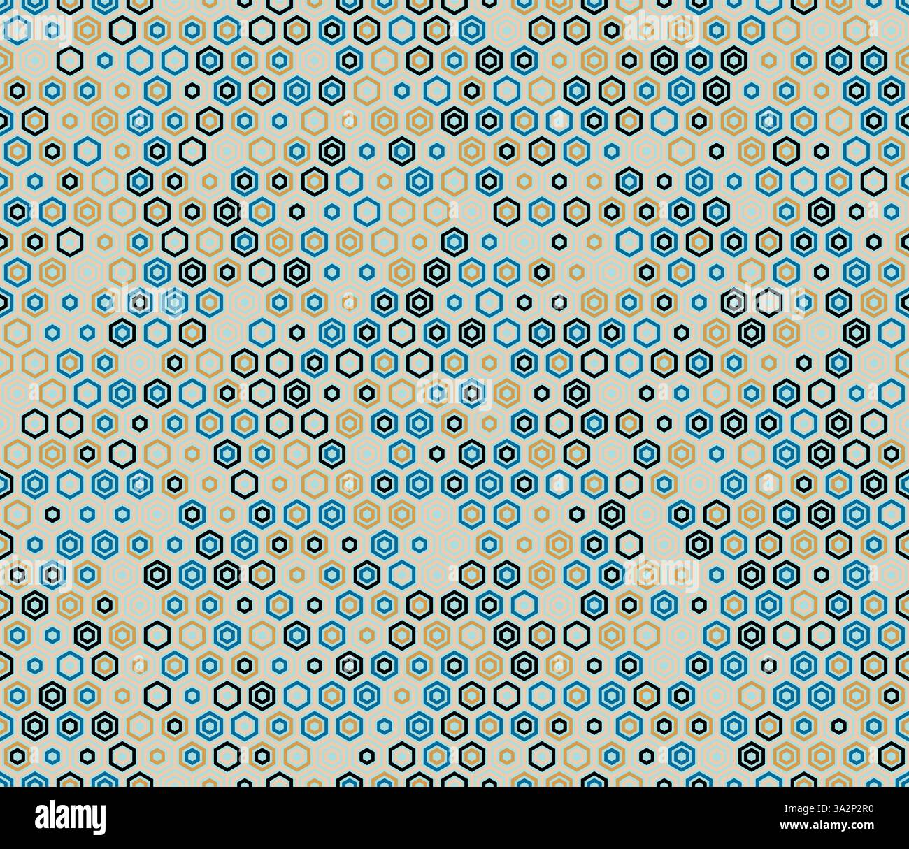 Hexagon geometric shapes background. Plain hexagon frames. Hexagon shapes. Multiple tones color ...