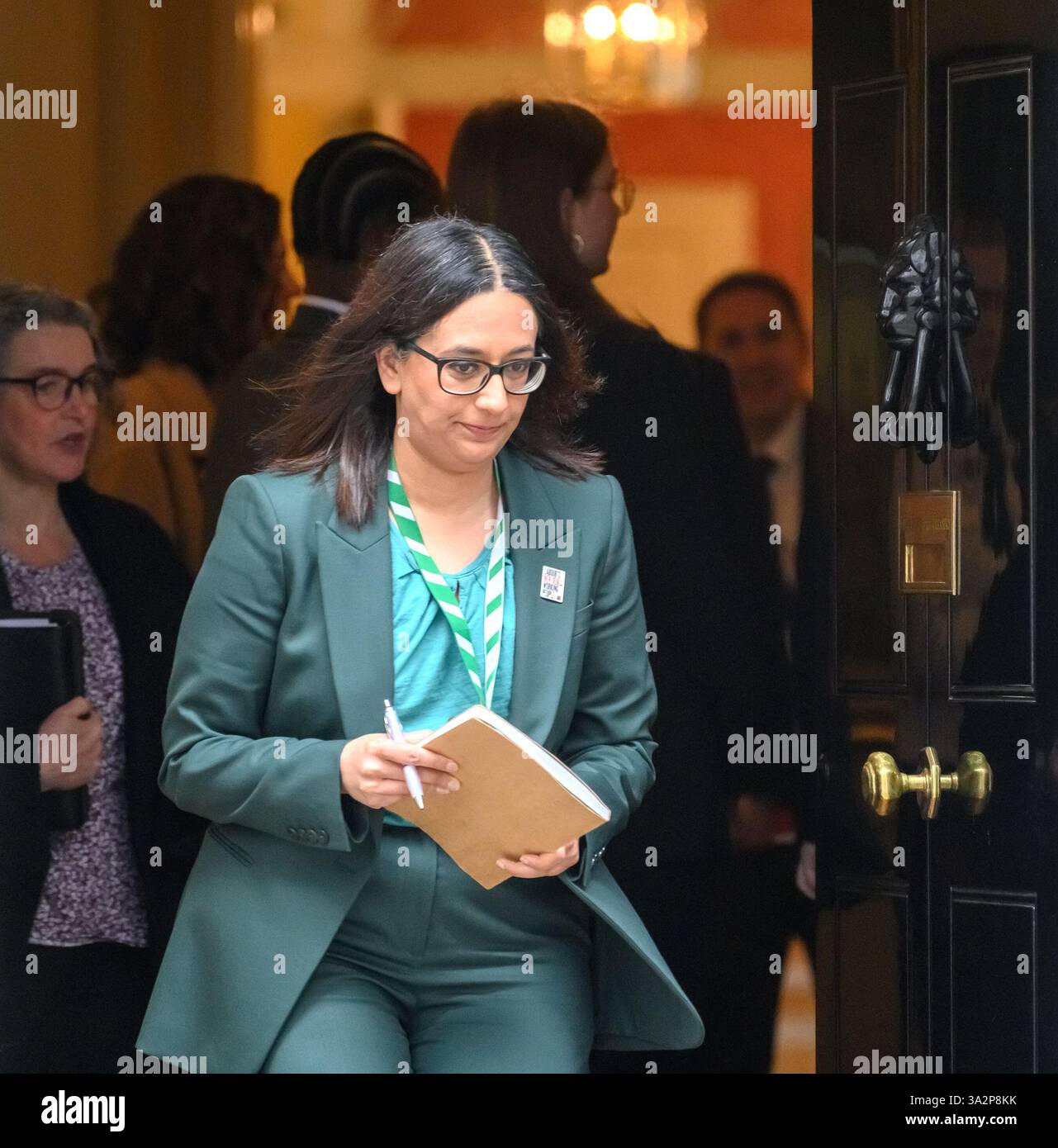 Harpreet Uppal MP (Lab: Huddersfield) in Downing Street for a meeting ...