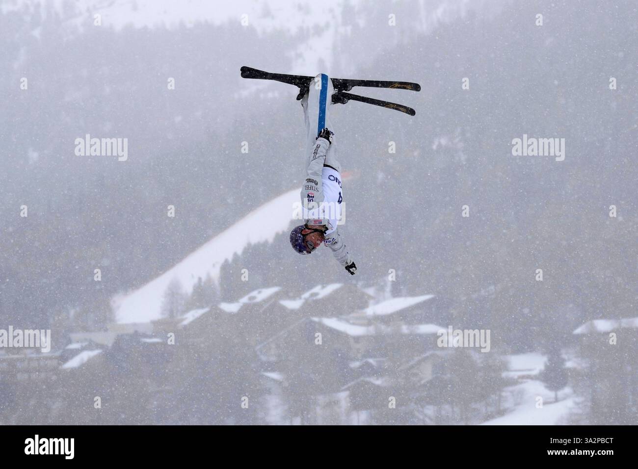 United States' Christopher Lillis competes during the men's freestyle ...