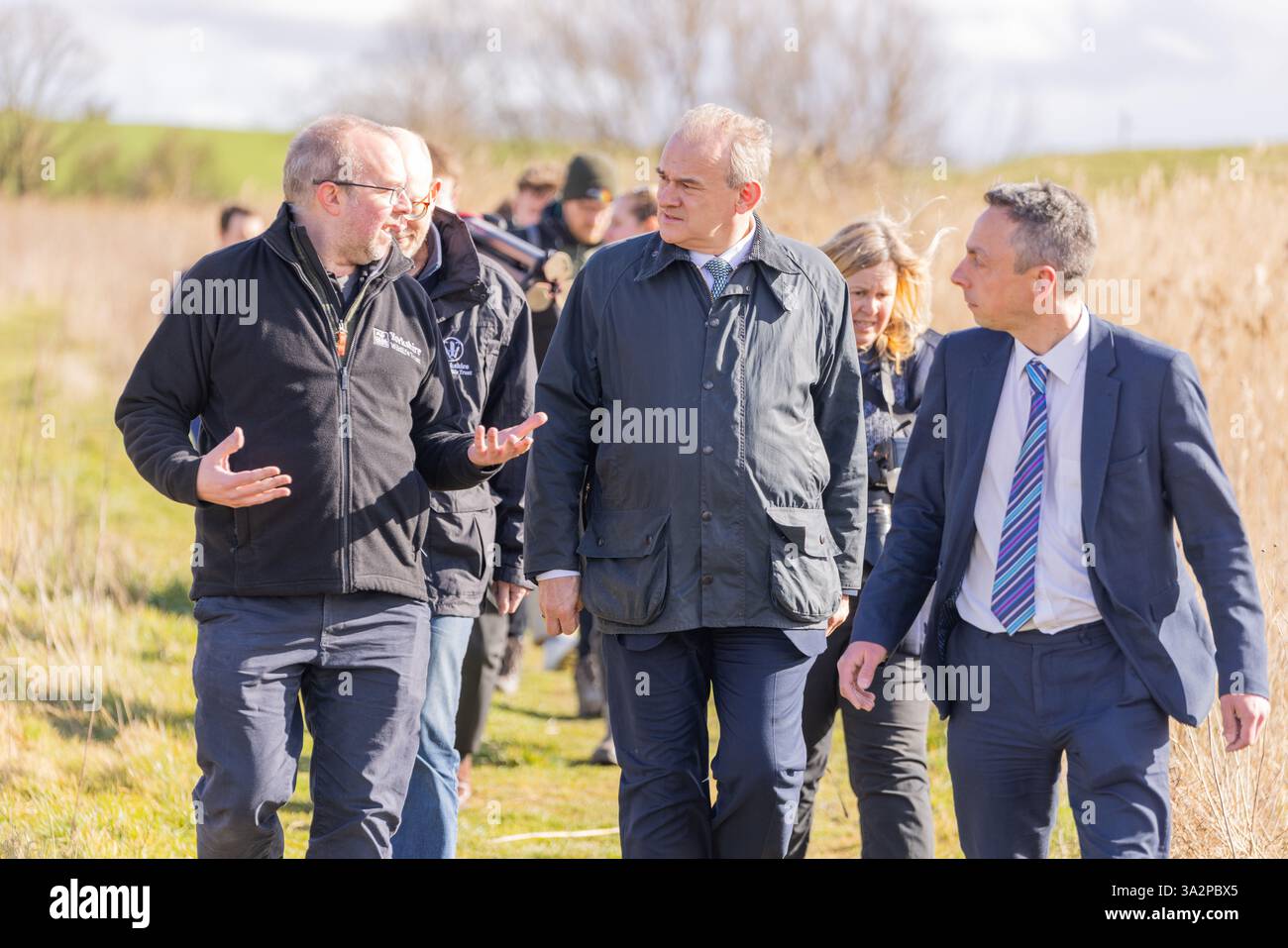 Hull, UK. 13 MAR, 2025. Ed Davey, Leader of the Liberal Democrats and ...