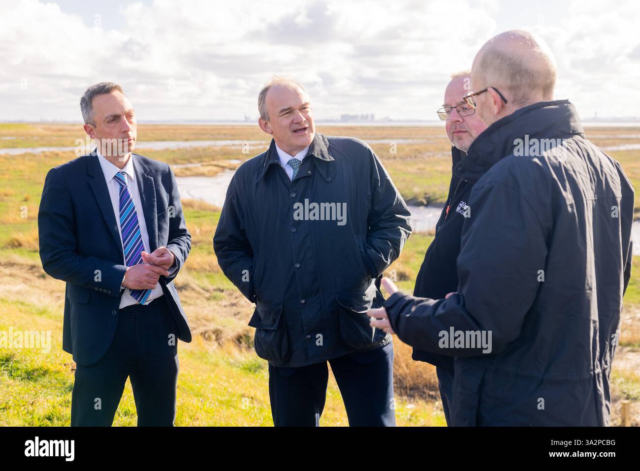Hull, UK. 13 MAR, 2025. Ed Davey, Leader of the Liberal Democrats and ...