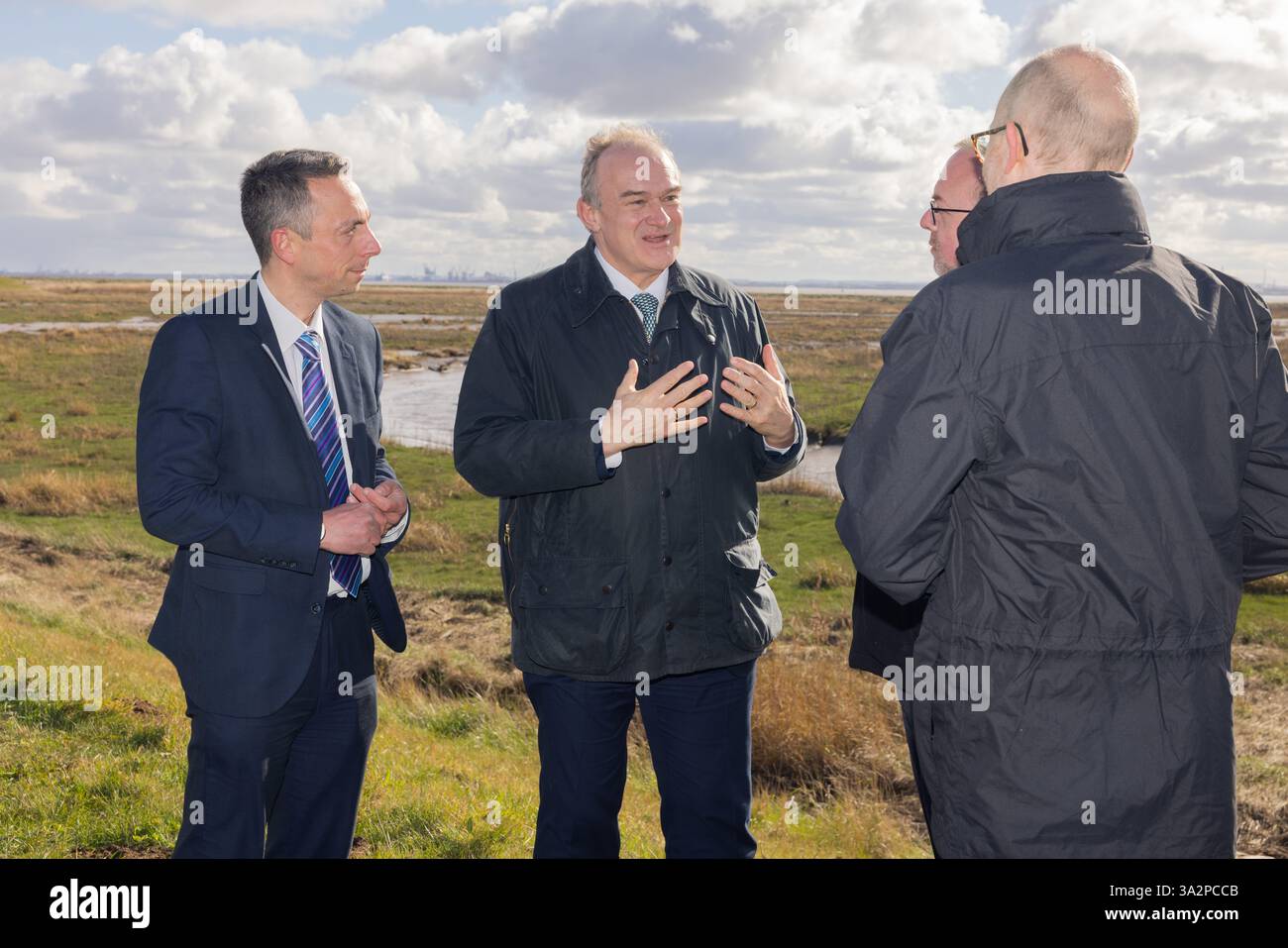 Hull, UK. 13 MAR, 2025. Ed Davey, Leader of the Liberal Democrats and ...
