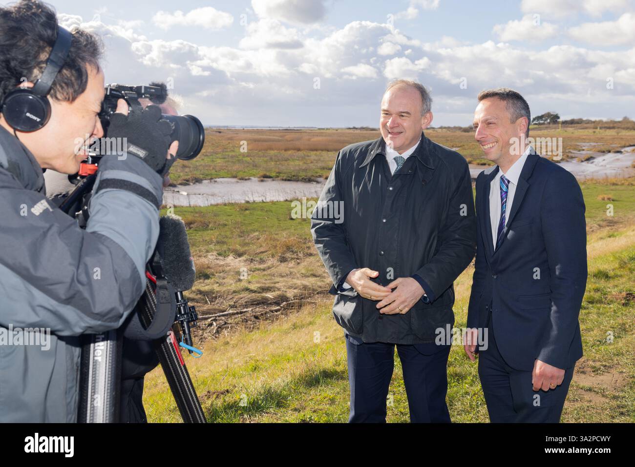 Hull, UK. 13 MAR, 2025. Ed Davey, leader of the Liberal democrats and ...