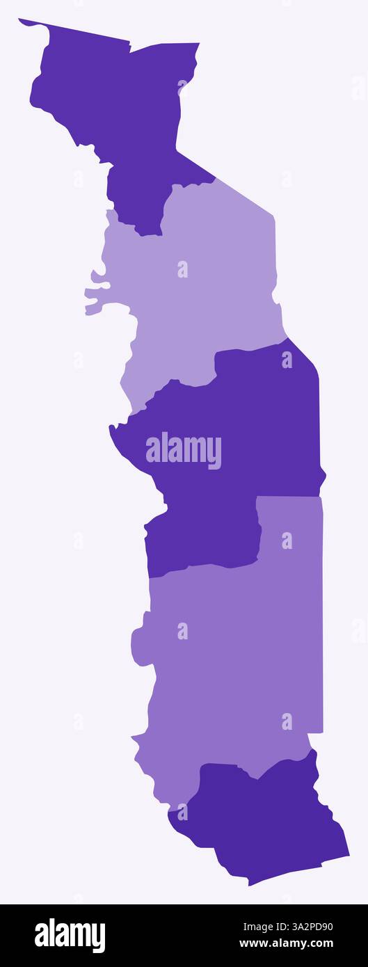 Togo silhouette map hi-res stock photography and images - Alamy