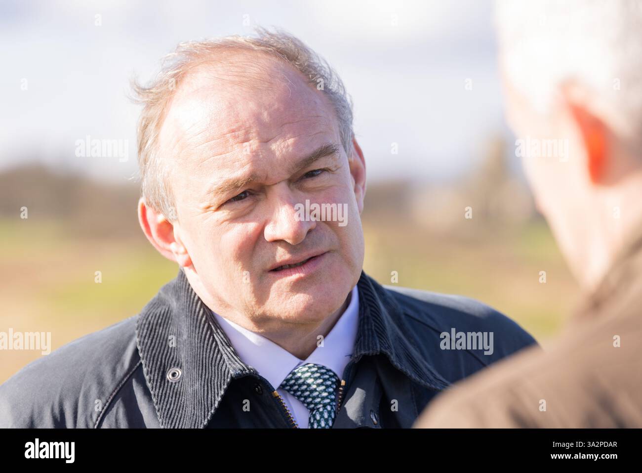 Hull, UK. 13 MAR, 2025. Ed Davey, leader of the Liberal democrats ...