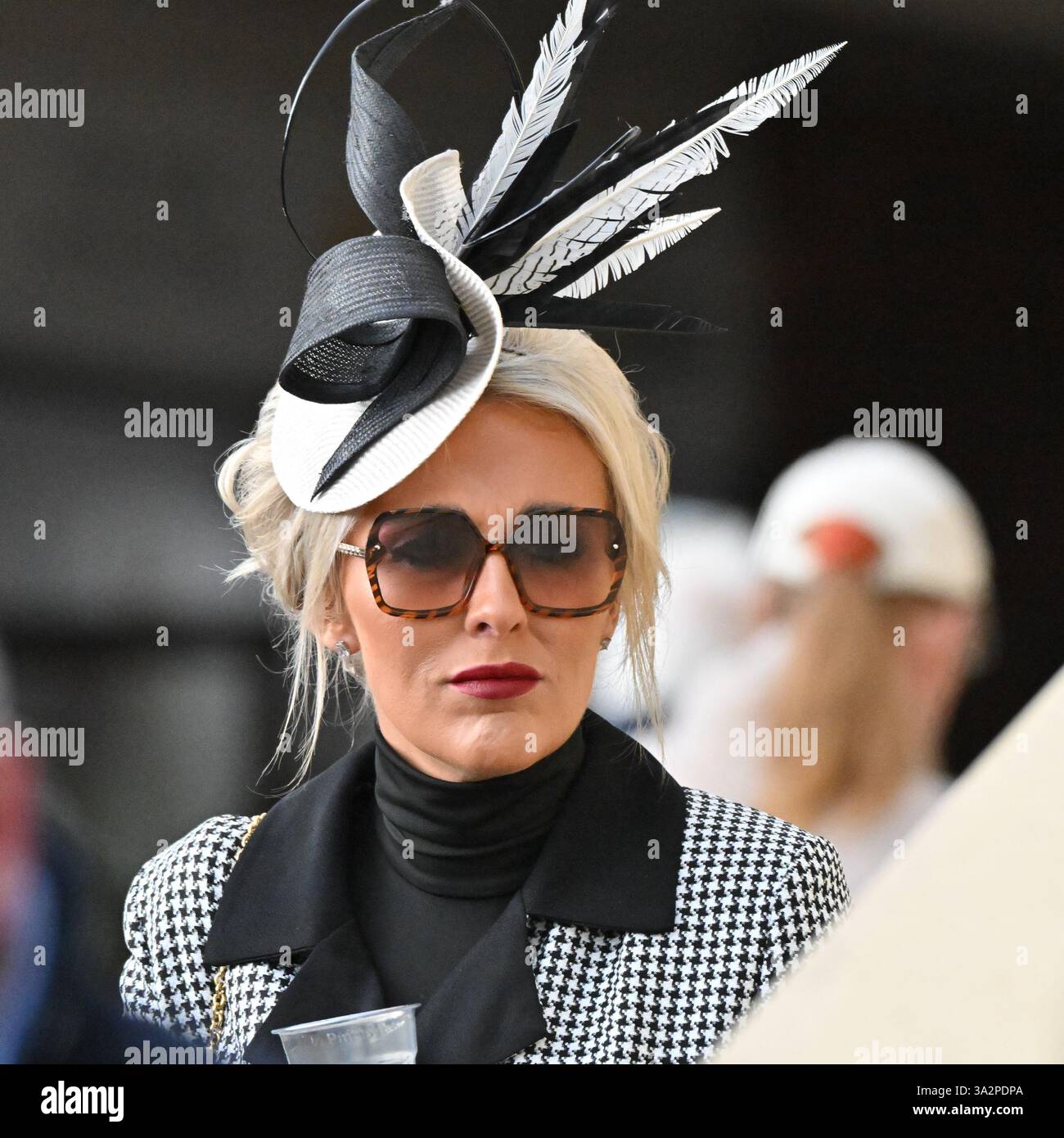 A race goer during the Cheltenham Festival 2025 at Cheltenham ...