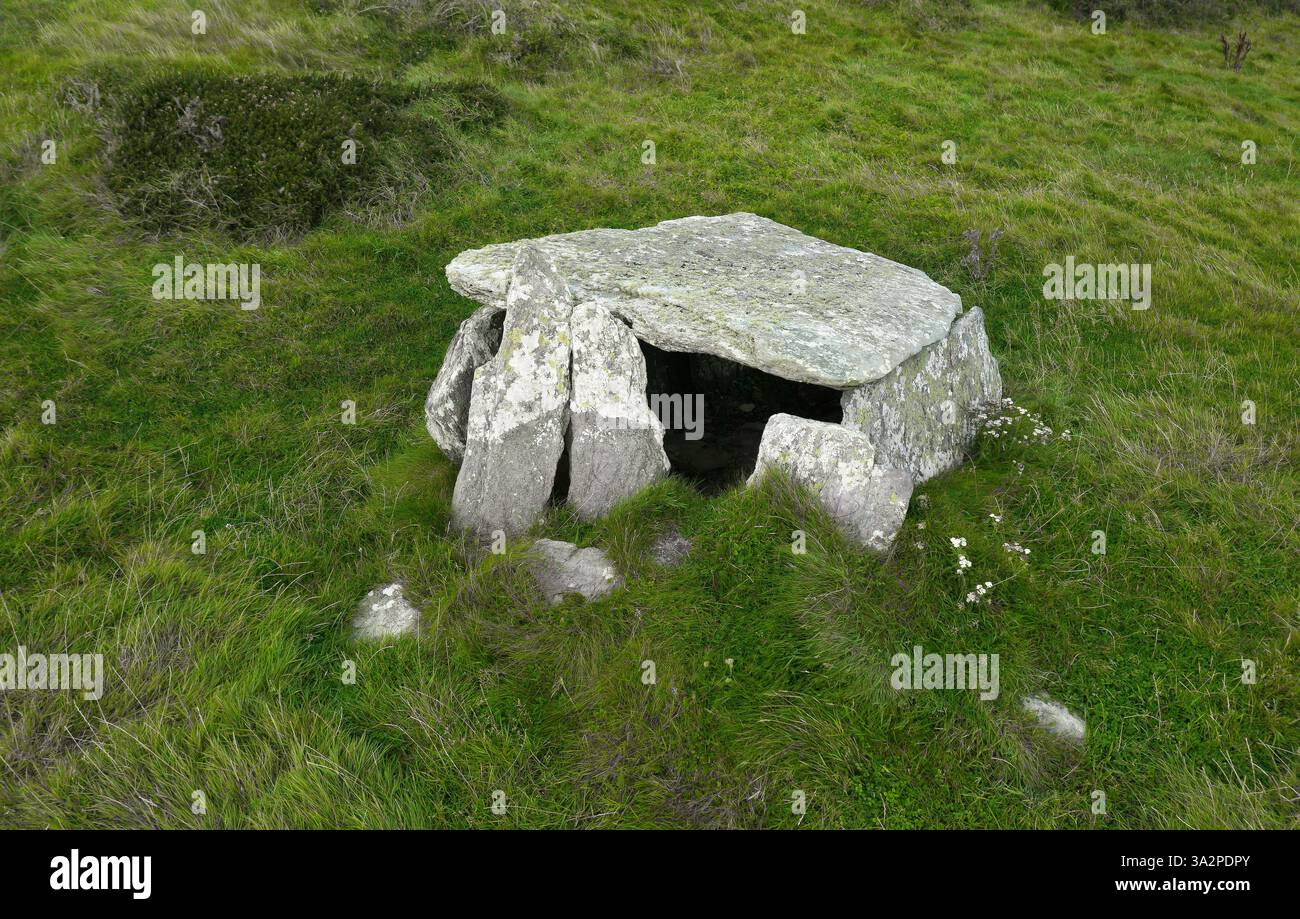 Cool East prehistoric megalithic wedge tomb near the centre of Valentia ...