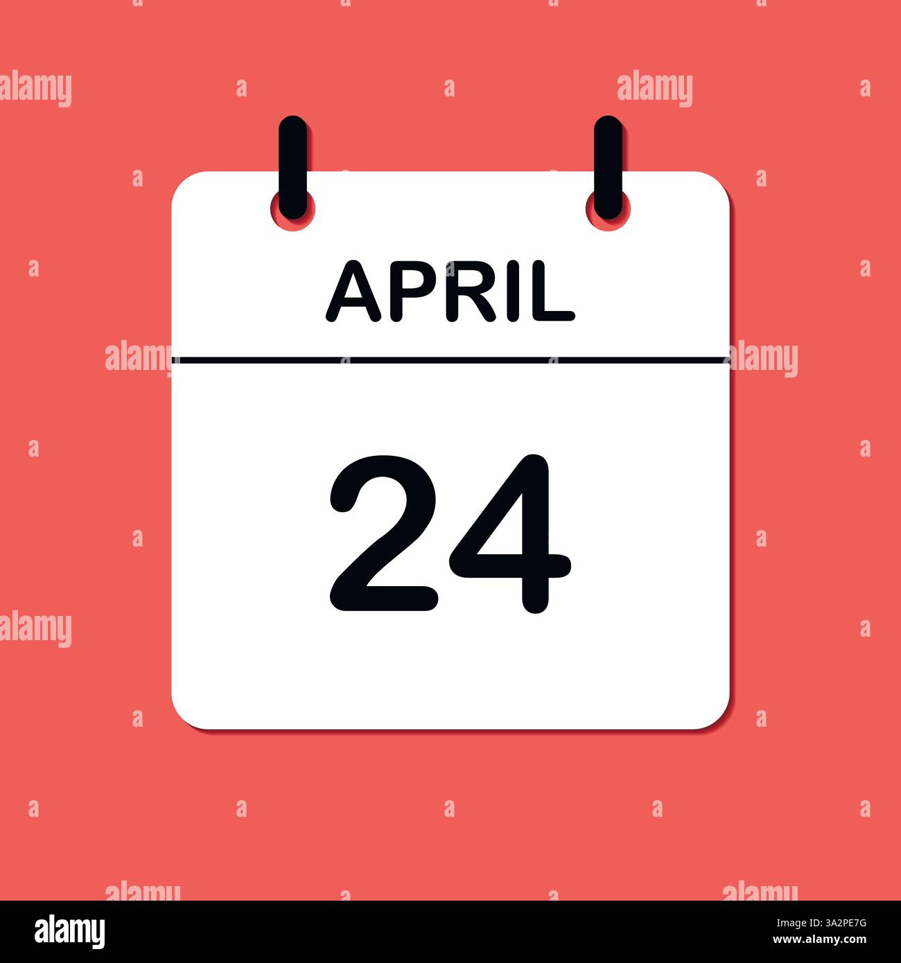24 april 2025 Stock Vector Images - Alamy