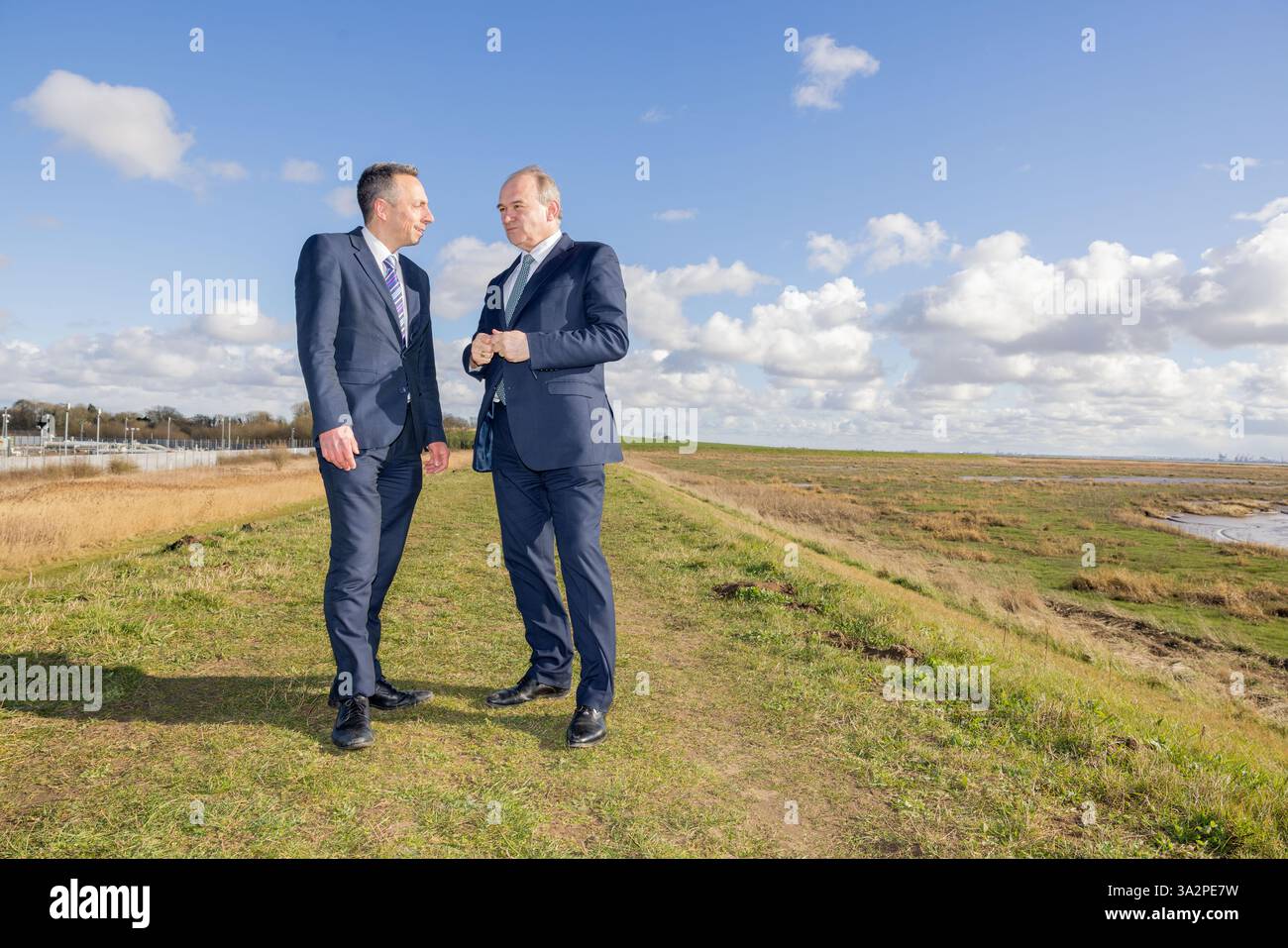 Hull, UK. 13 MAR, 2025. Leader of the Liberal Democrats, Ed Davey, and ...