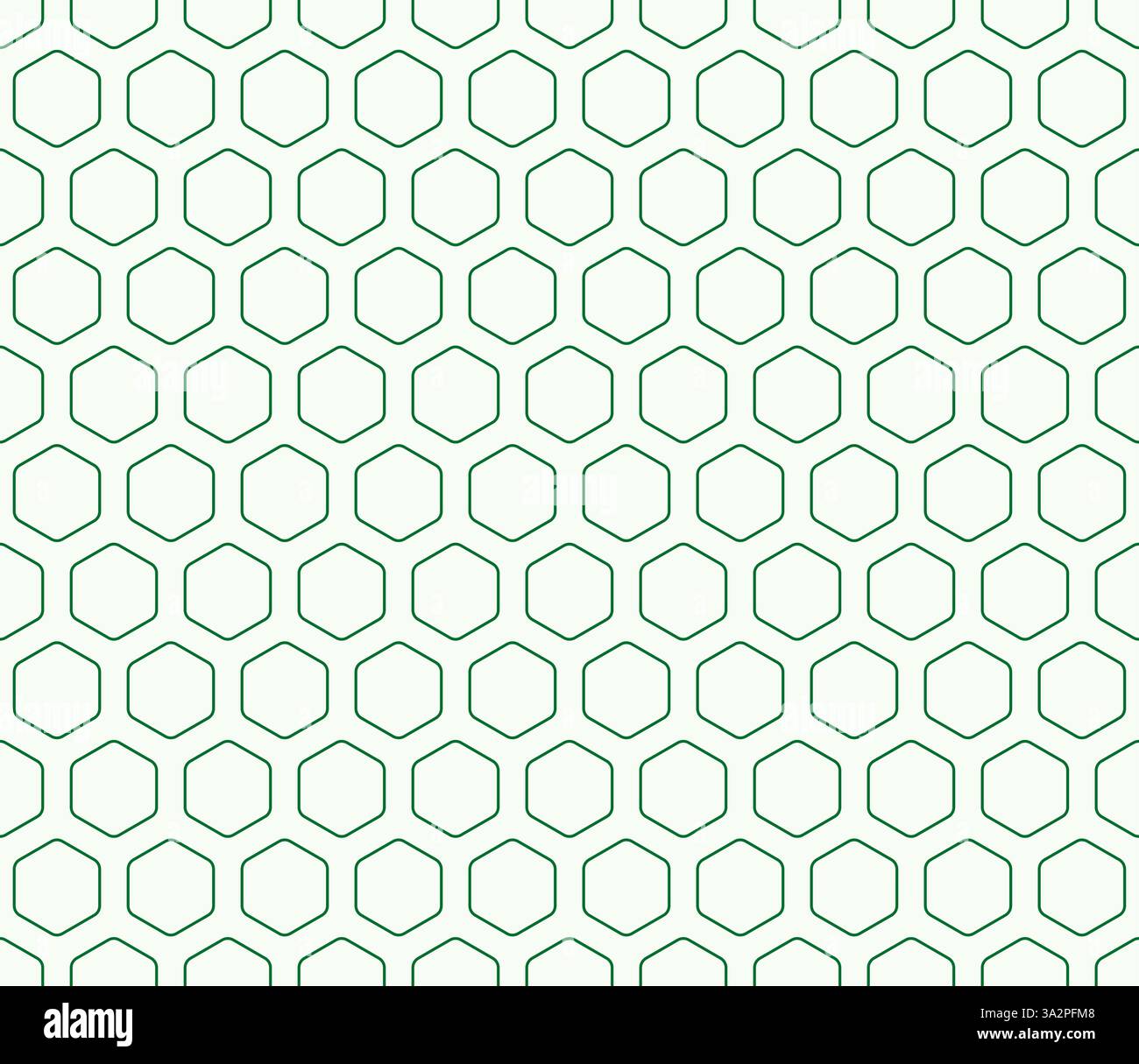 Hexagonal pattern background. Green color on matching background ...