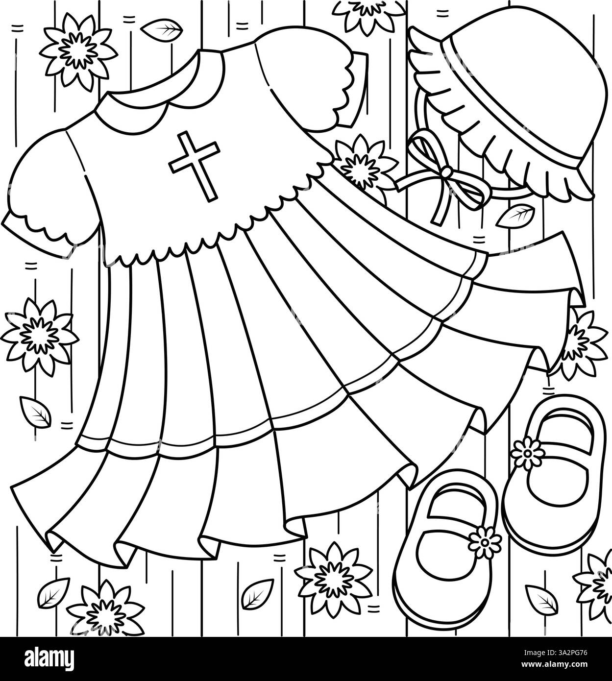 Baby dress design Black and White Stock Photos & Images - Alamy