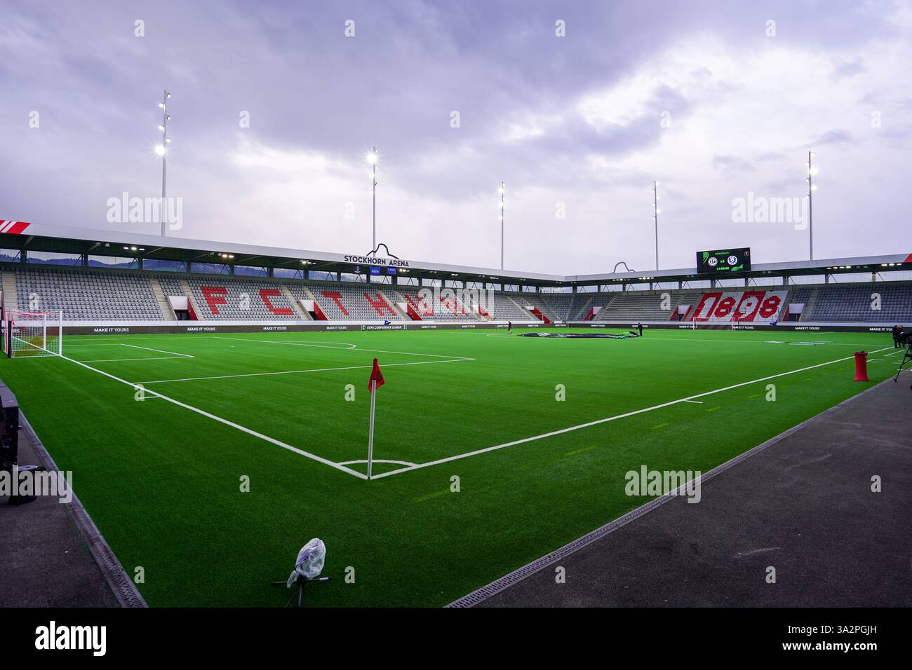 Thun, Switzerland. 13th Mar, 2025. General view inside the venue prior ...