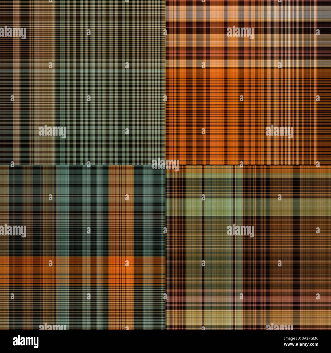 Warm fall gingham tartan check seamless pattern. Woven classic ...