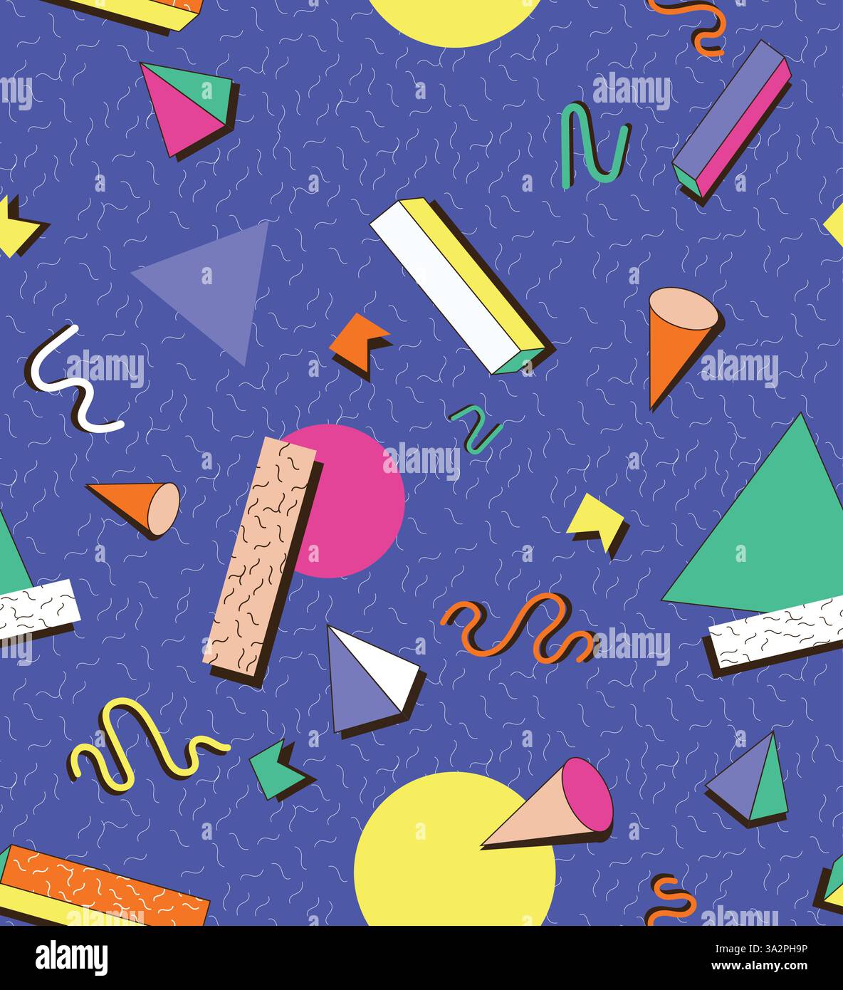 Seamless pattern 80s 90s hi-res stock photography and images - Alamy