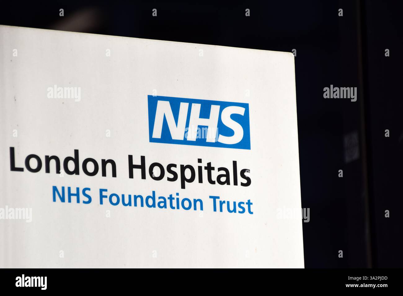 March 13, 2025, London, England, UK: An NHS (National Health Service ...