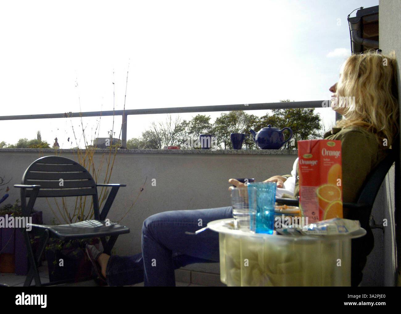 a person relaxing and chilling out, recreation for staying healthy ...